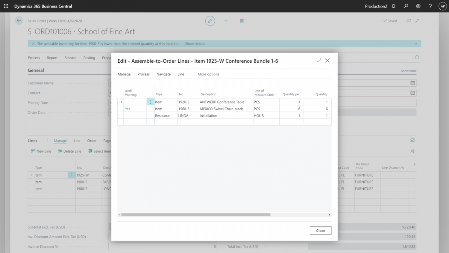 Dynamics 365 Business Central Manufacturing Malaysia & Cambodia