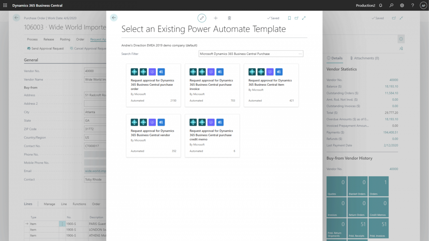 Dynamics 365 Business Central Supply Chain Management Management ...