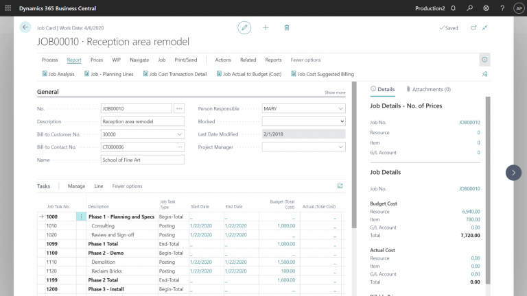 Dynamics 365 Business Central Project Management Malaysia & Cambodia ...